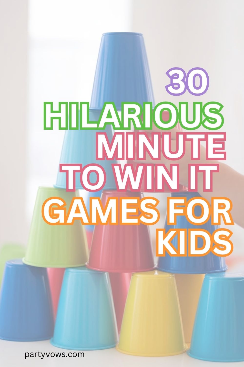 30 Fun And Easy Minute To Win It Games For Kids - Party Vows